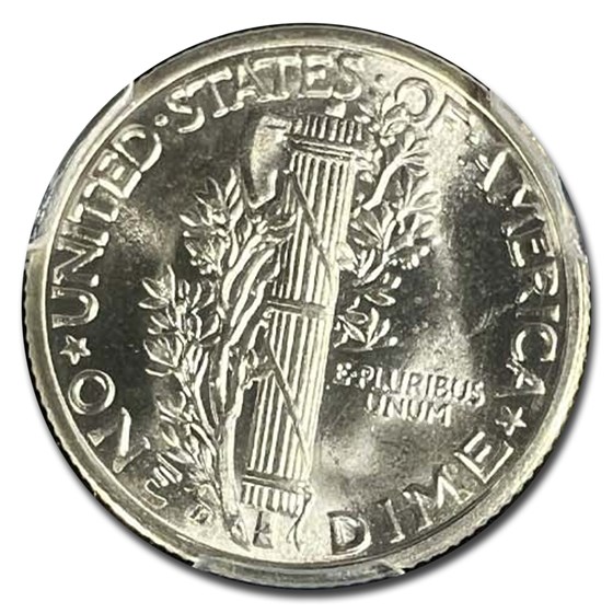 Buy 1937-D Mercury Dime MS-67 PCGS (FB) | APMEX