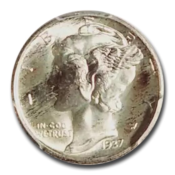 Buy 1937-D Mercury Dime MS-67+ PCGS (FB) | APMEX