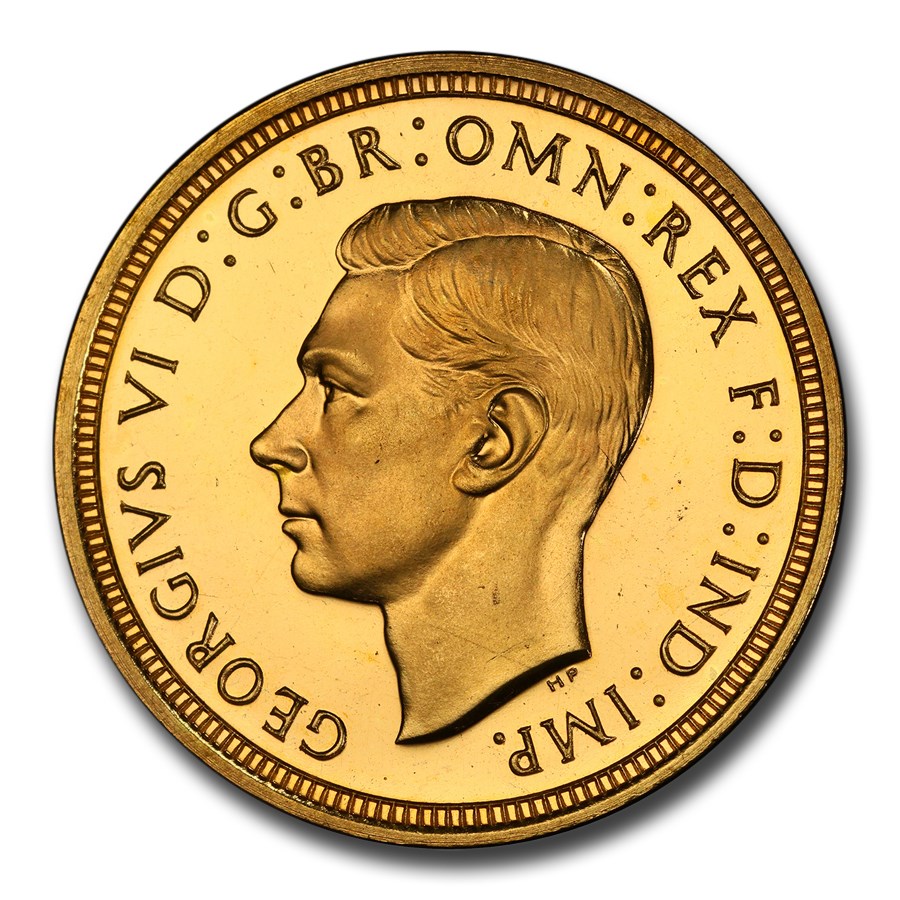 Buy 1937 Great Britain Gold 1/2 Sovereign George VI PF-65 PCGS (CAM) | APMEX