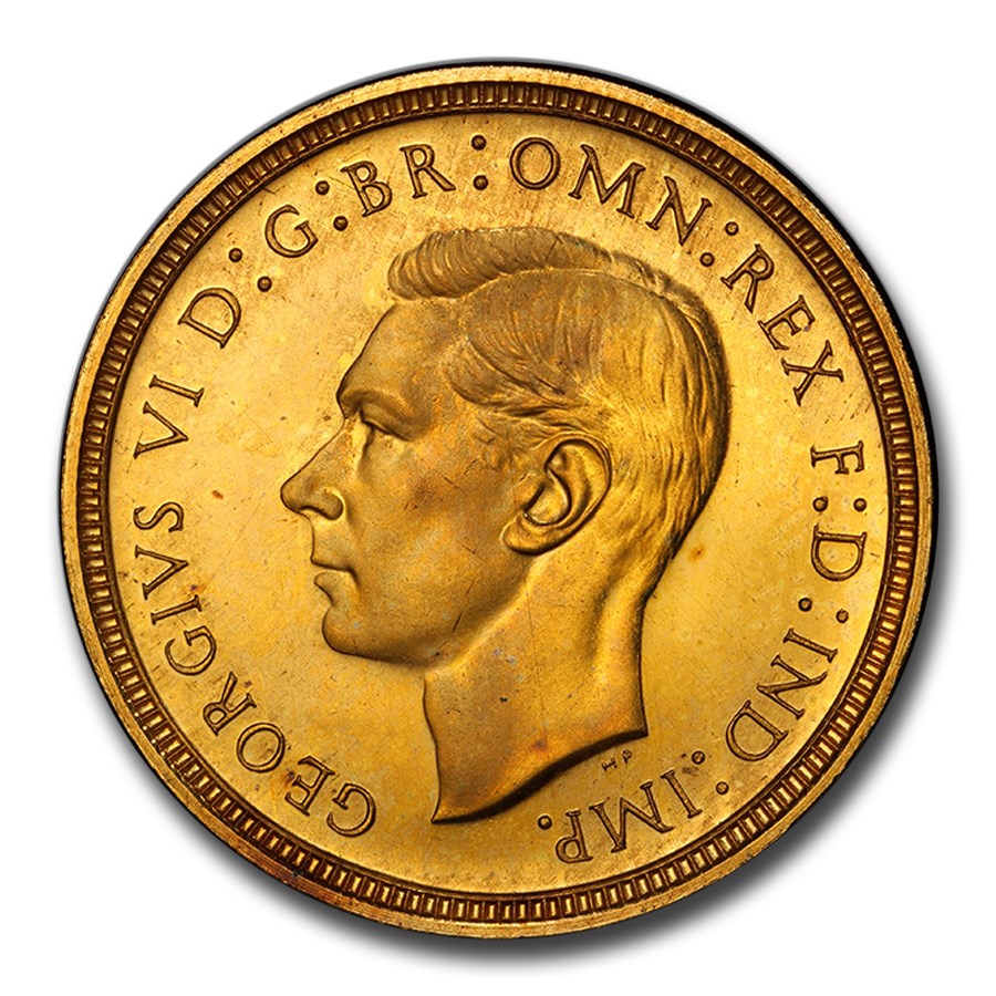 Buy 1937 Great Britain Gold 1/2 Sovereign George VI PR-65 PCGS | APMEX