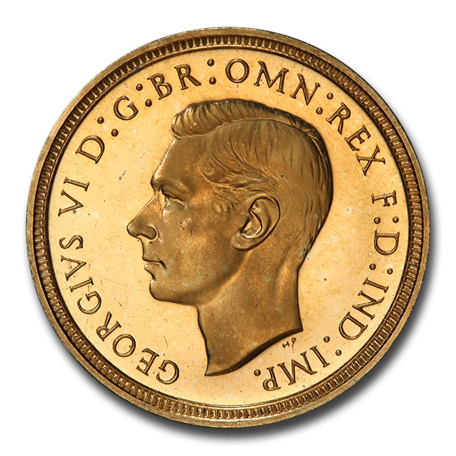 Buy 1937 Great Britain Gold 1/2 Sovereign George VI PR-66 PCGS | APMEX