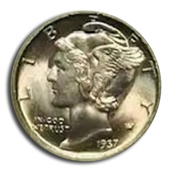 Buy 1937-S Mercury Dime MS-65 PCGS (FB) | APMEX