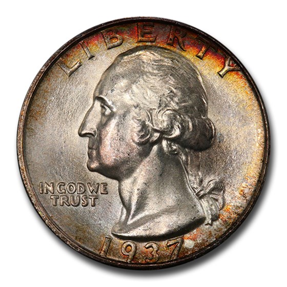 Buy 1937-S Washington Quarter MS-67 PCGS CAC | APMEX