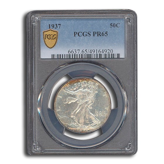 Buy 1937 Walking Liberty Half Dollar PR-65 PCGS | APMEX