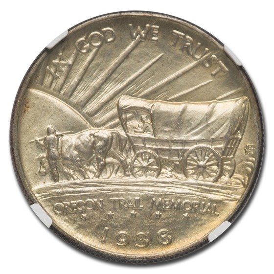 Buy 1938-D Oregon Trail Commemorative Half Dollar MS-67 NGC | APMEX