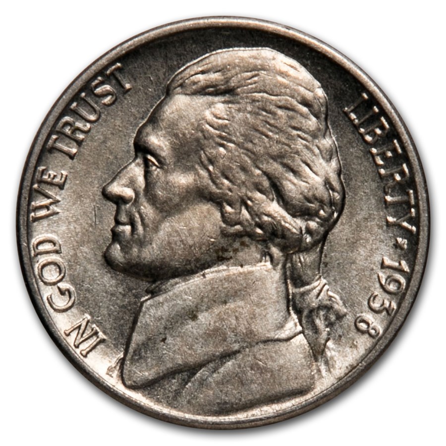 Buy 1938 Jefferson Nickel AU | APMEX