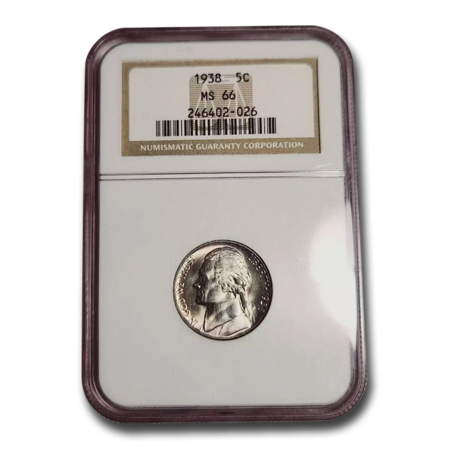 Buy 1938 Jefferson Nickel MS-66 NGC | APMEX