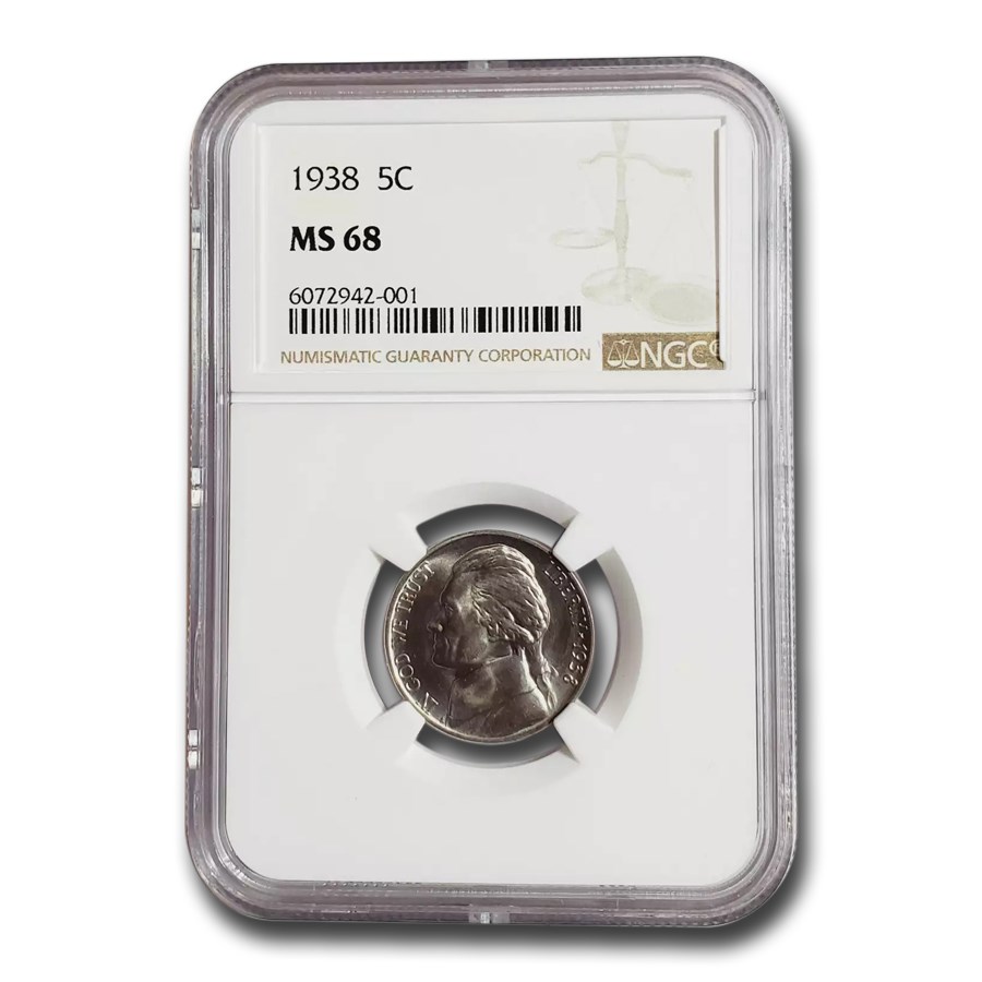 Buy 1938 Jefferson Nickel MS-68 NGC | APMEX