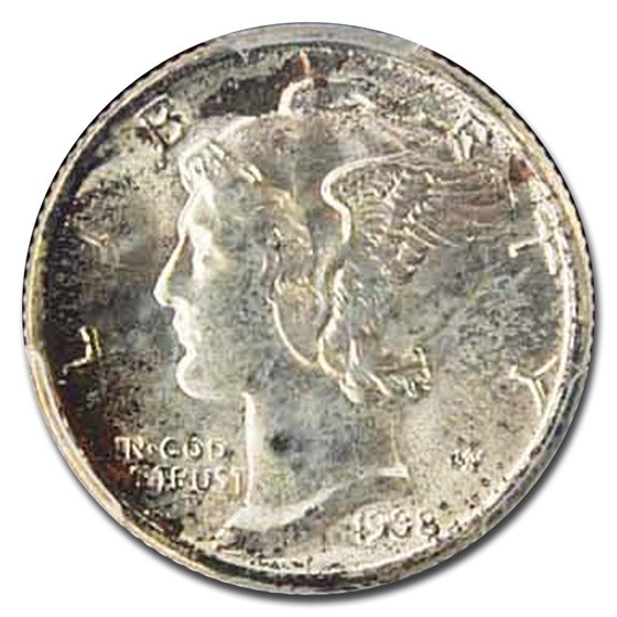 Buy 1938 Mercury Dime MS-68 PCGS (FB) | APMEX