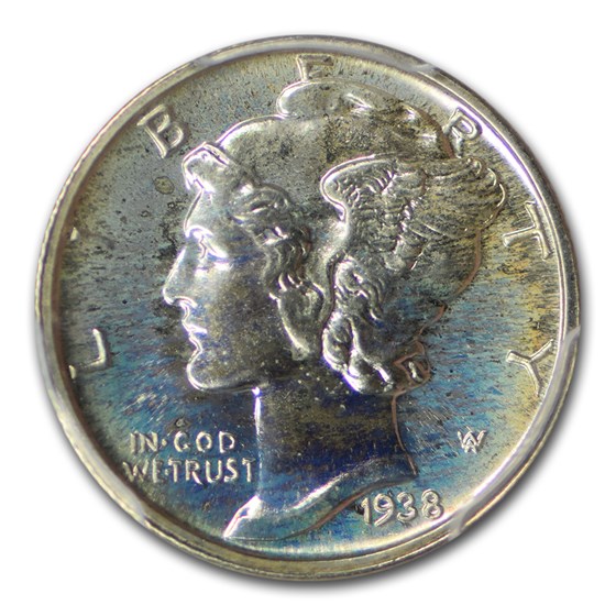 Buy 1938 Mercury Dime PR-68 PCGS | APMEX
