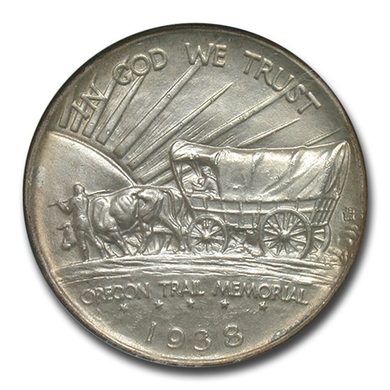 Buy 1938 Oregon Trail Commemorative Half Dollar MS-65 NGC CAC | APMEX