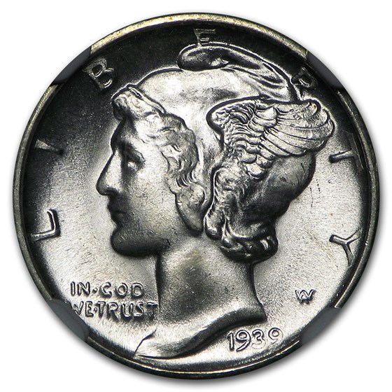 Buy 1939-D Mercury Dime MS-66 NGC (FSB) | APMEX