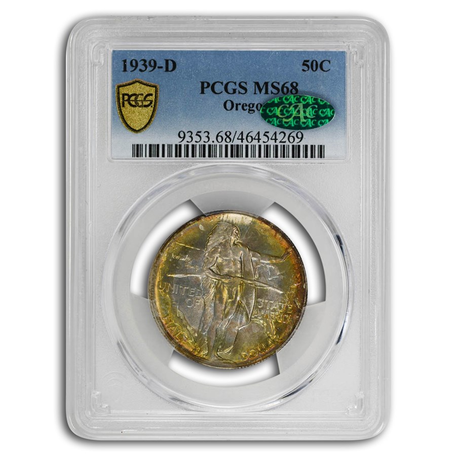 Buy 1939-D Oregon Commem Half MS-68 PCGS CAC | APMEX