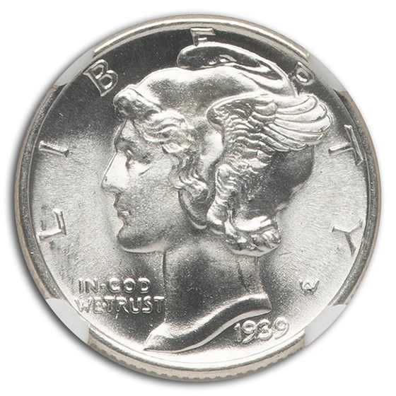 Buy 1939 Mercury Dime MS-67+ NGC (FB) | APMEX