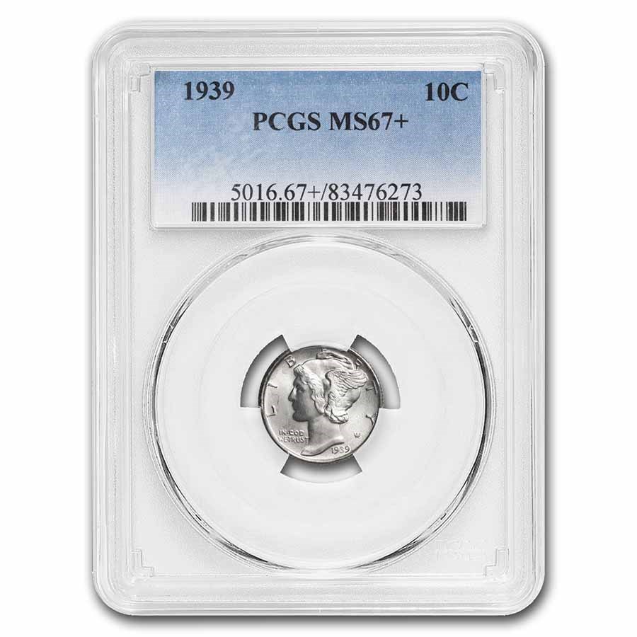 Buy 1939 Mercury Dime MS-67+ PCGS | APMEX