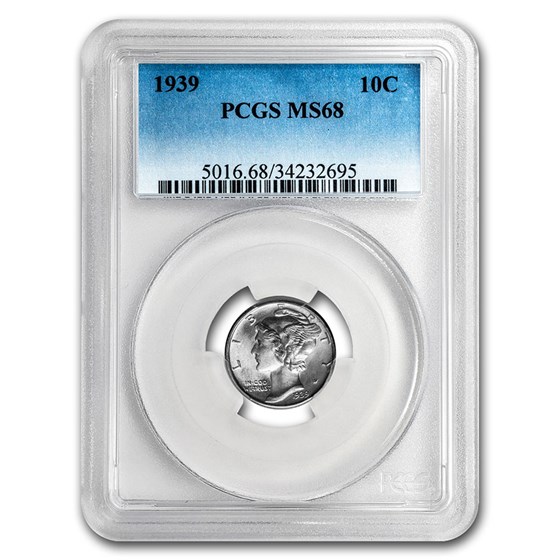 Buy 1939 Mercury Dime MS-68 PCGS | APMEX