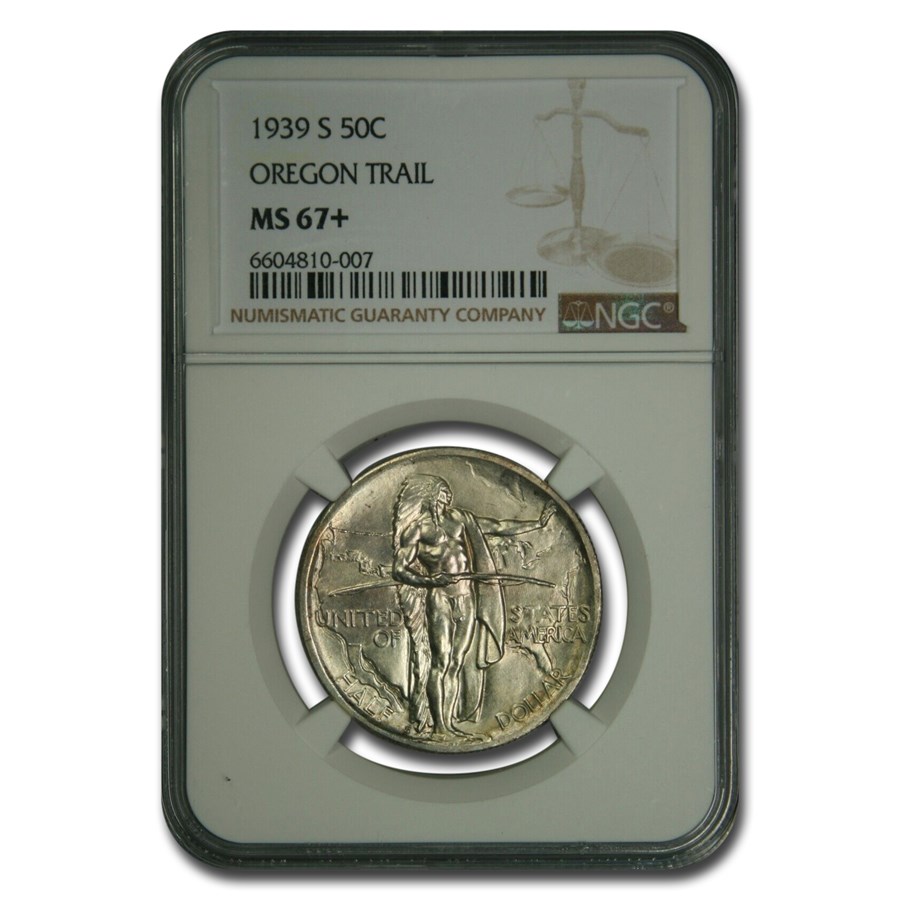 Buy 1939-S Oregon Trail Commemorative Half Dollar MS-67+ NGC | APMEX