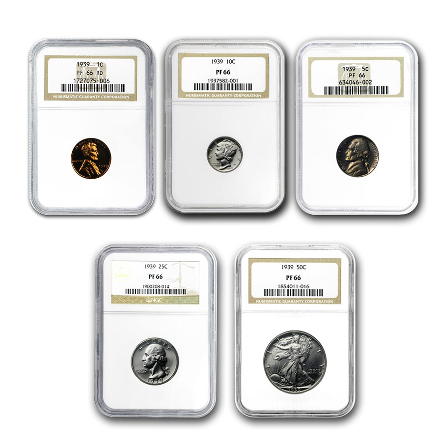 Buy 1939 U.S. Proof Set PF-66 NGC | APMEX Buy 1939 U.S. Proof Set PF-66 NGC | APMEX