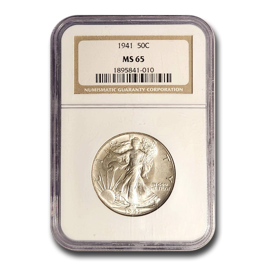 Buy 1940-1947 Walking Liberty Half-Dollar MS-65 NGC (Random) | APMEX