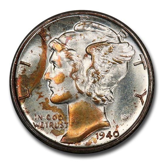 Buy 1940-D Mercury Dime MS-67+ PCGS CAC (FB) | APMEX