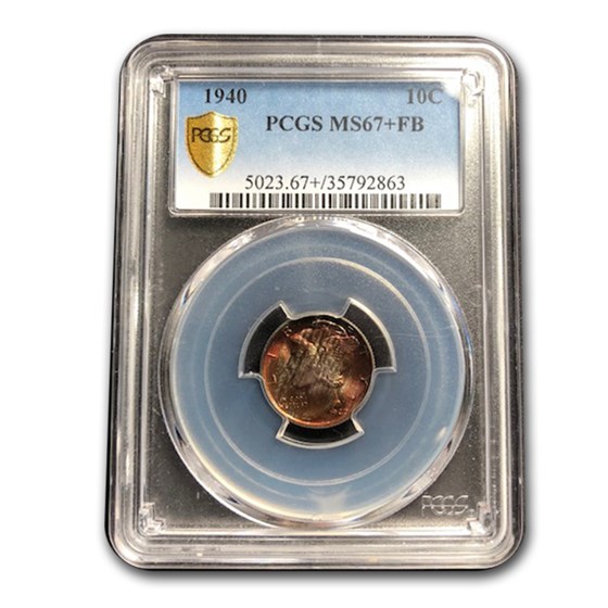 Buy 1940 Mercury Dime MS-67+ PCGS (FB) | APMEX
