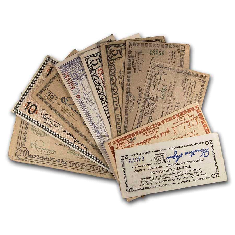 Buy 1941-1945 Philippines Guerilla Currency 10-Note Set | APMEX