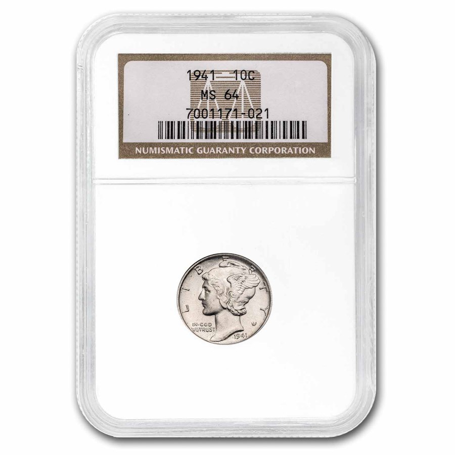 Buy 1941 Mercury Dime MS-64 NGC | APMEX