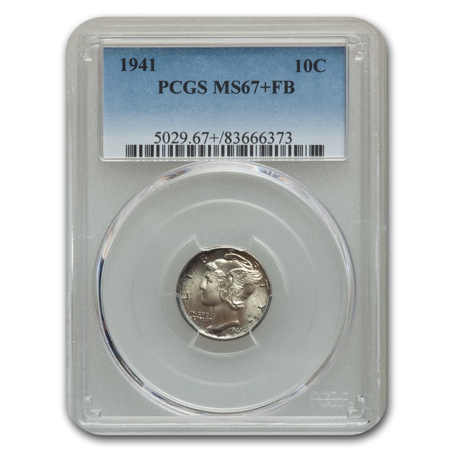 Buy 1941 Mercury Dime MS-67+ PCGS (FB) | APMEX