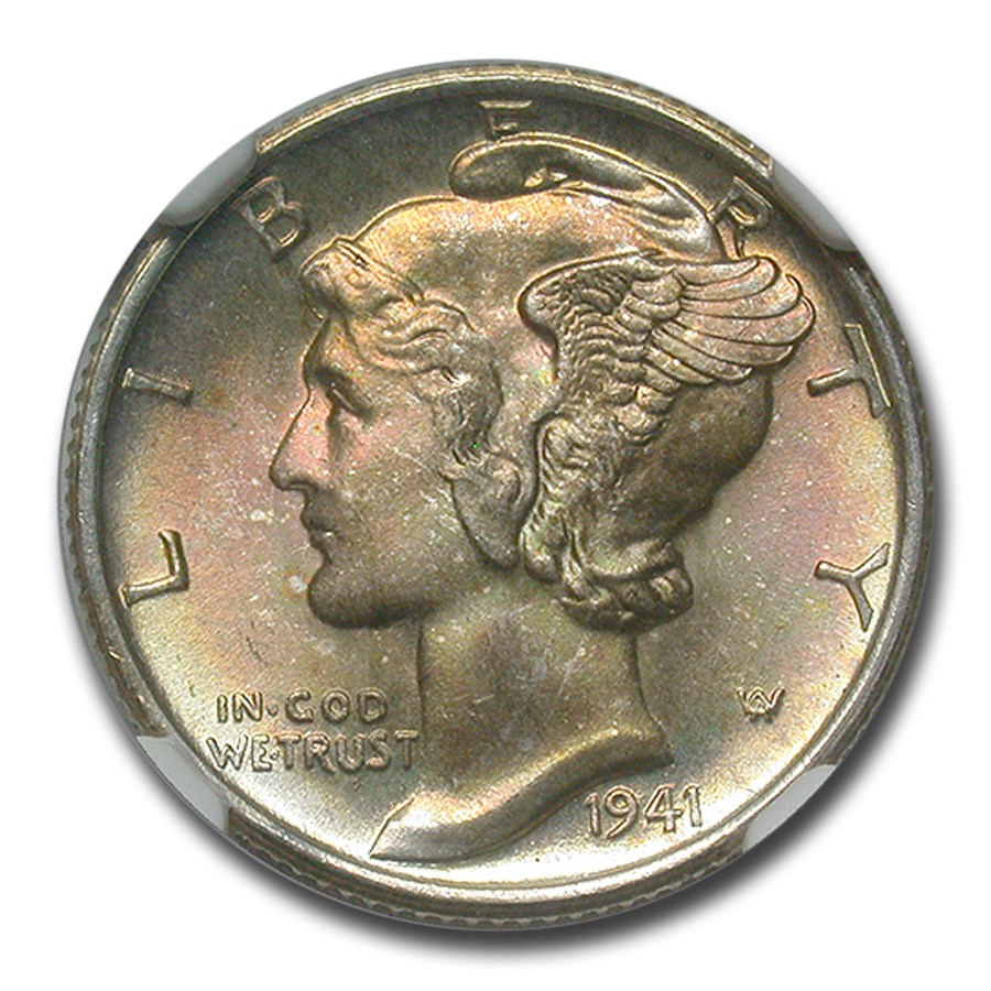 Buy 1941-S Mercury Dime MS-68 NGC | APMEX