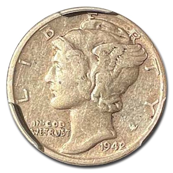 Buy 1942/1 Mercury Dime VF-30 PCGS | APMEX