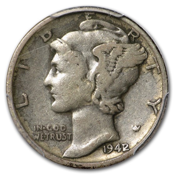 Buy 1942/41 Mercury Dime Fine-12 PCGS | APMEX