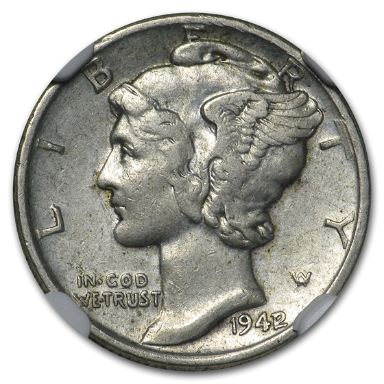 Buy 1942/41 Mercury Dime XF-40 NGC | APMEX