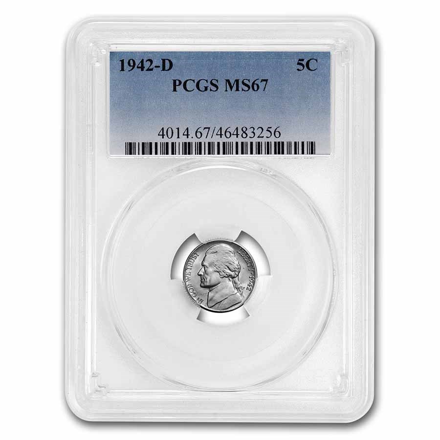 Buy 1942-D Jefferson Nickel MS-67 PCGS | APMEX