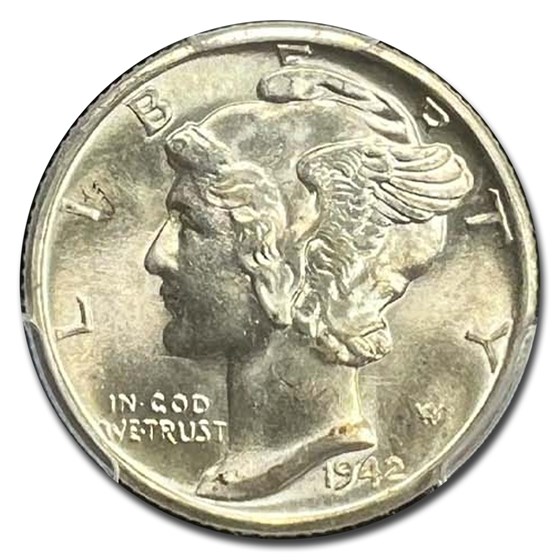 Buy 1942-D Mercury Dime MS-67 FB PCGS | APMEX