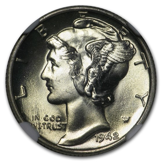 Buy 1942 Mercury Dime MS-67 NGC | APMEX