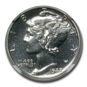 Buy 1942 Mercury Dime PF-66 | APMEX