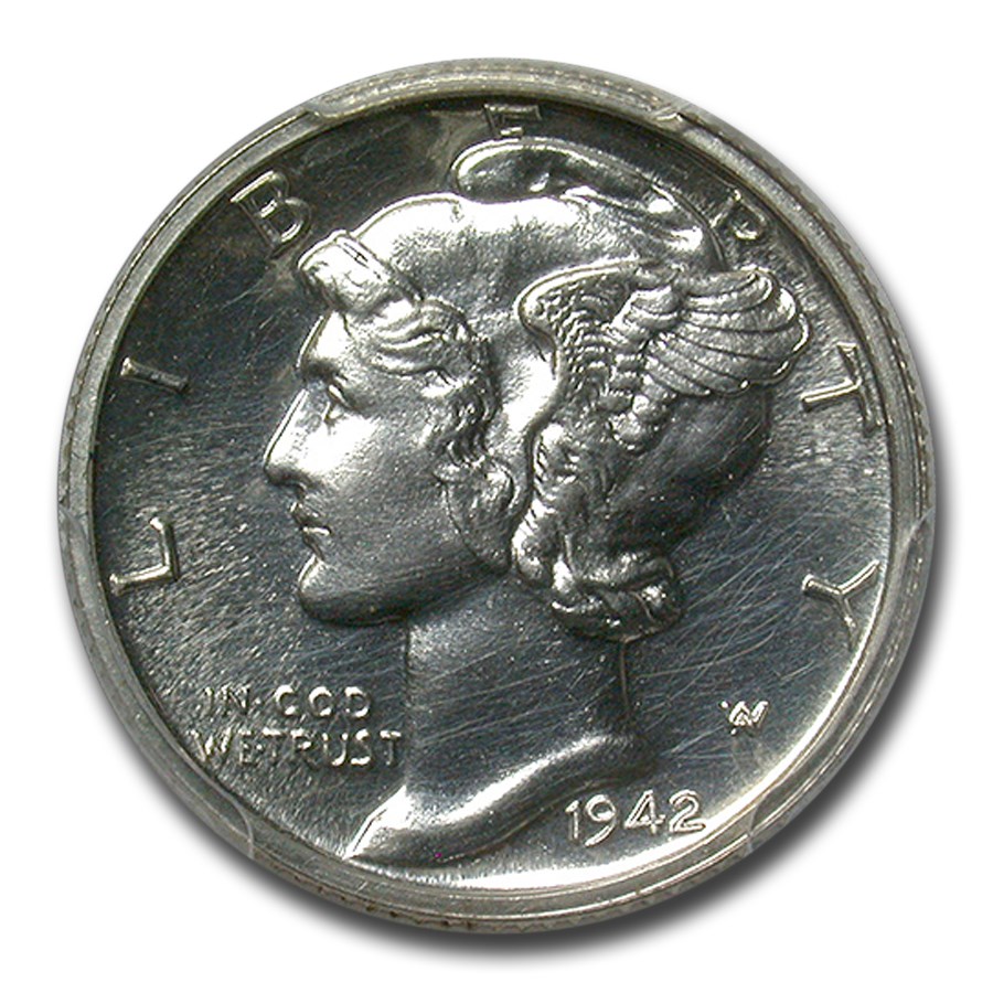 Buy 1942 Mercury Dime PR-63 PCGS | APMEX