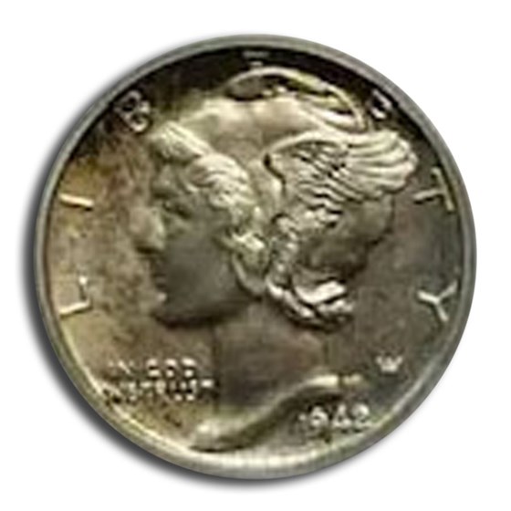 Buy 1942 Mercury Dime PR-65 PCGS | APMEX