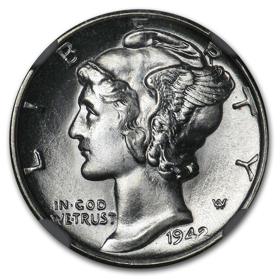 Buy 1942-S Mercury Dime MS-66 NGC | APMEX