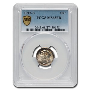 Buy 1942-S Mercury Dime MS-68 PCGS (FB) | APMEX