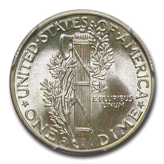 Buy 1943-D Mercury Dime MS-68 PCGS (FB) | APMEX