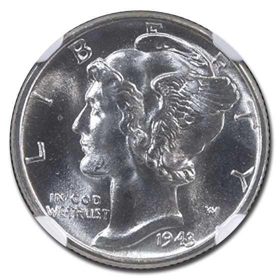 Buy 1943 Mercury Dime MS-67 NGC (FB) | APMEX