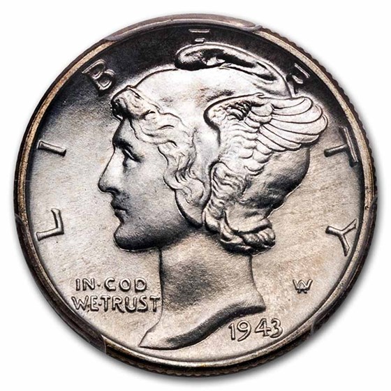 Buy 1943 Mercury Dime MS-67+ PCGS CAC (FB) | APMEX