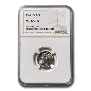 Buy 1943-S Mercury Dime MS-65 NGC (FB) | APMEX