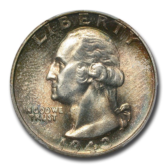 Buy 1943-S Washington Quarter MS-66 PCGS CAC (Doubled Die Obverse) | APMEX