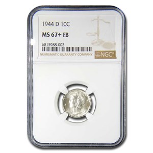 Buy 1944-D Mercury Dime MS-67+ NGC (FB) | APMEX