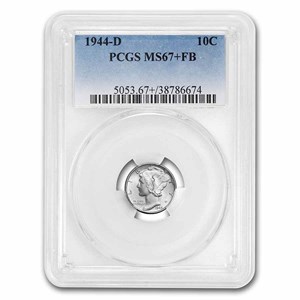 Buy 1944-D Mercury Dime MS-67+ PCGS (FB) | APMEX