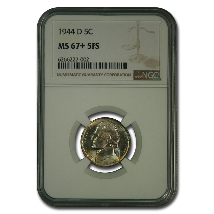 Buy 1944-D Silver Jefferson Nickel MS-67+ NGC (FS) | APMEX