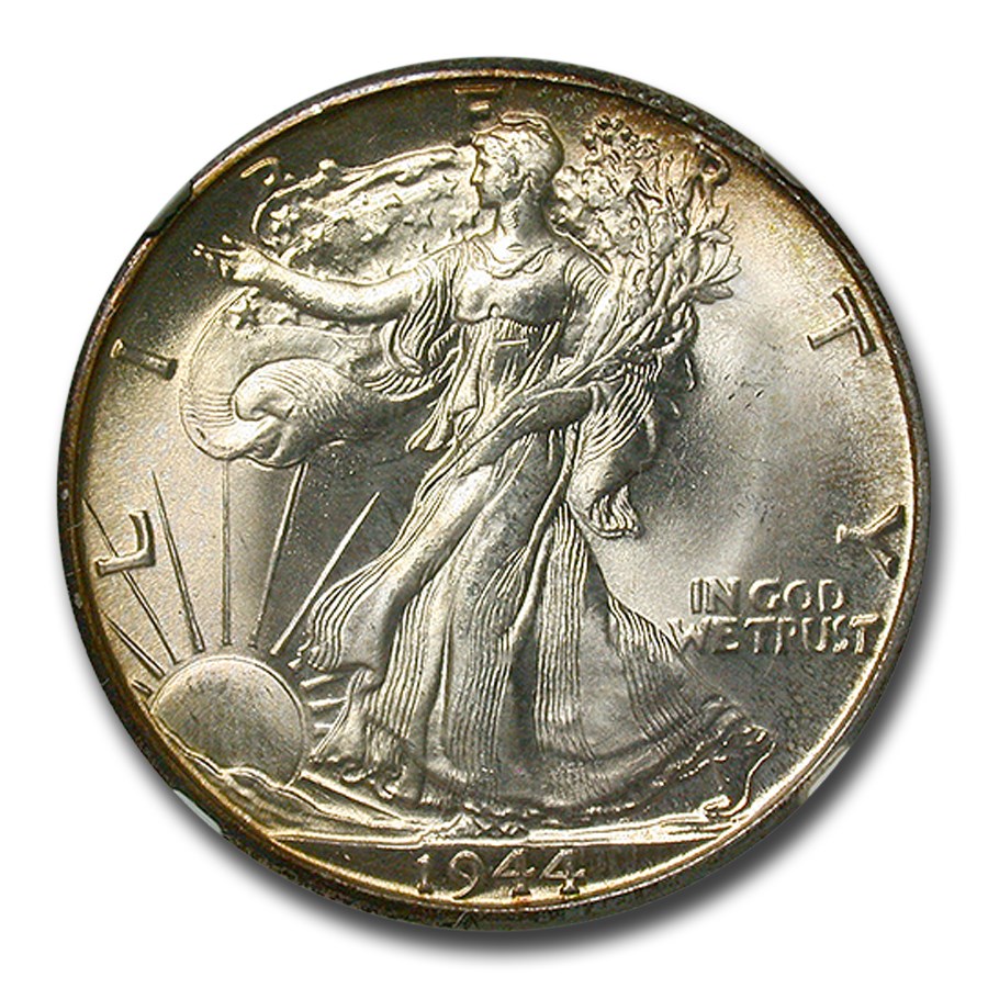 1944-D Walking Liberty Half Dollar MS-66+ NGC