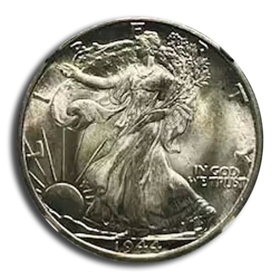 Buy 1944-D Walking Liberty Half Dollar MS-67 NGC | APMEX
